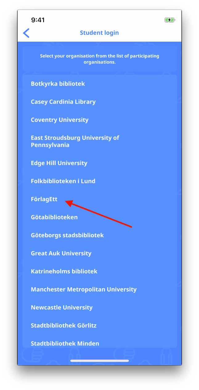 Student / Library sign up and login – uTalk
